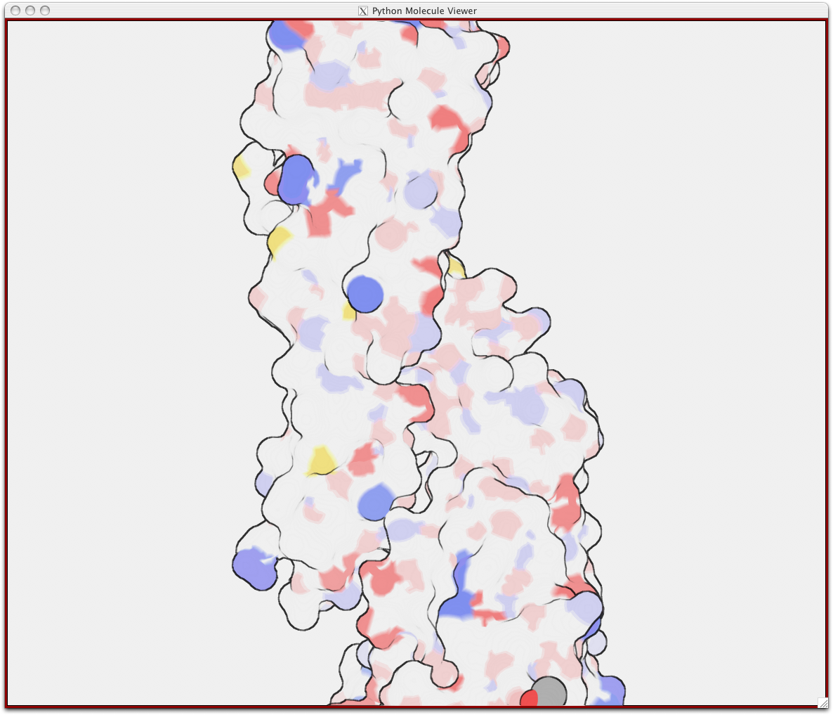 Python Molecular Viewer: Making David Goodsell like illustrations.